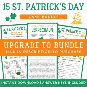 What's Your Leprechaun Name | St. Patricks Games | St Patrick's Day ...