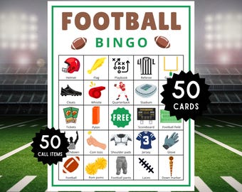 Big Game Commercials Bingo 2026 | 20 Card Set | Instant Download - Etsy