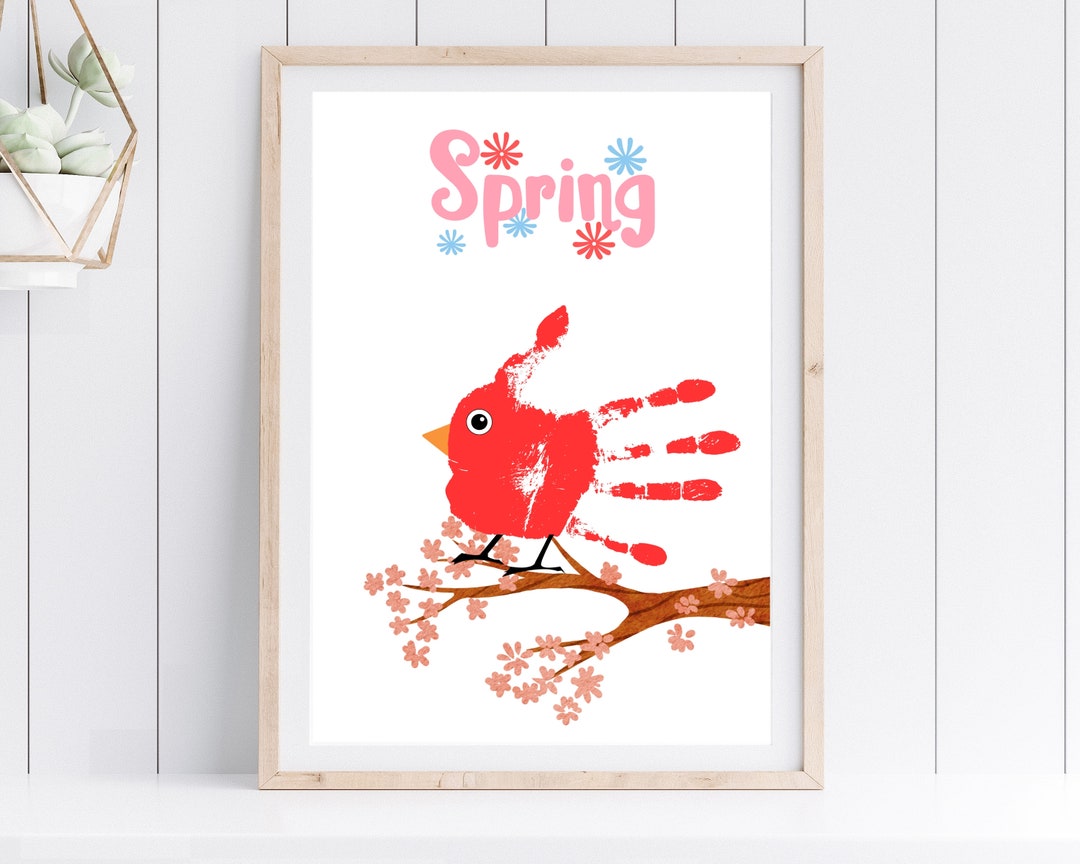 Spring Handprint Craft | Spring Craft for Kids | Spring Craft Classroom ...