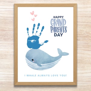 Grandparents Day Handprint Craft | Grandparents Day Craft ...