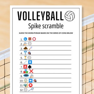 Volleyball Game | Spike Scramble | Volleyball Party | Volleyball Team ...