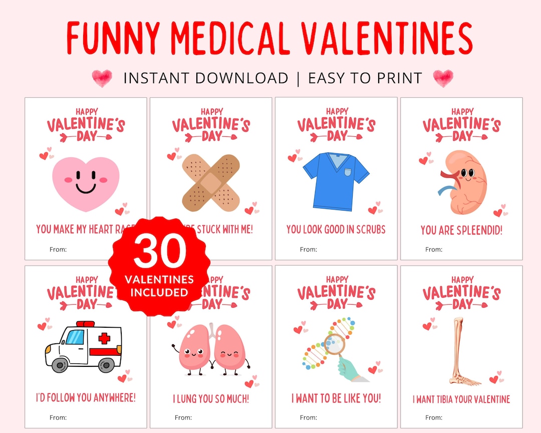 Medical Valentines | Nursing Valentines | Funny Medical Valentines ...