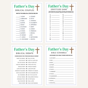 Father's Day Bible Games | Father's Day Games | Bible Games | Christian ...