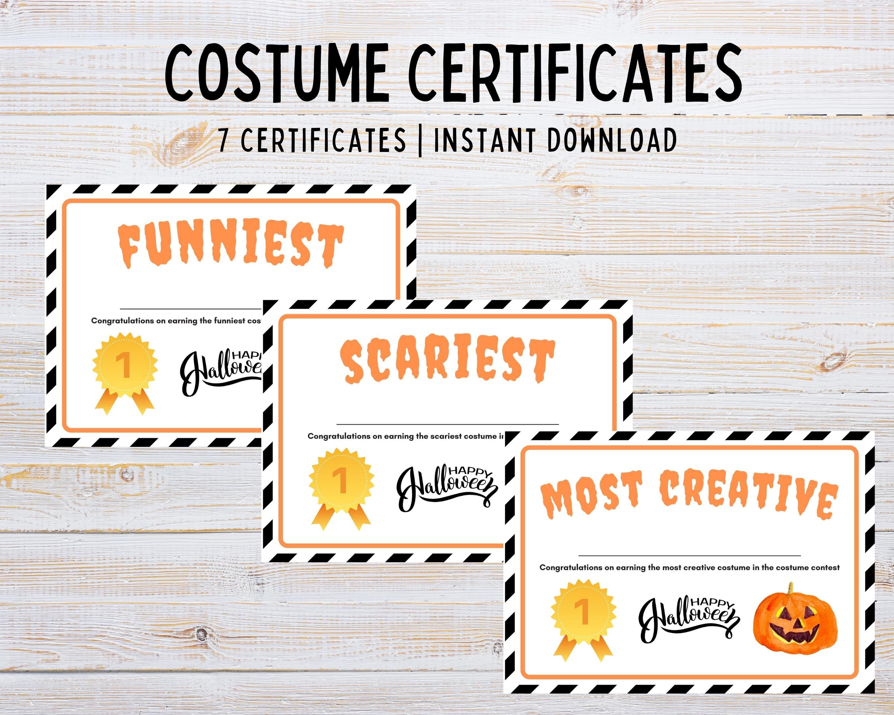 Halloween Costume Contest Kit | Printable Ballots and Awards (digital ...