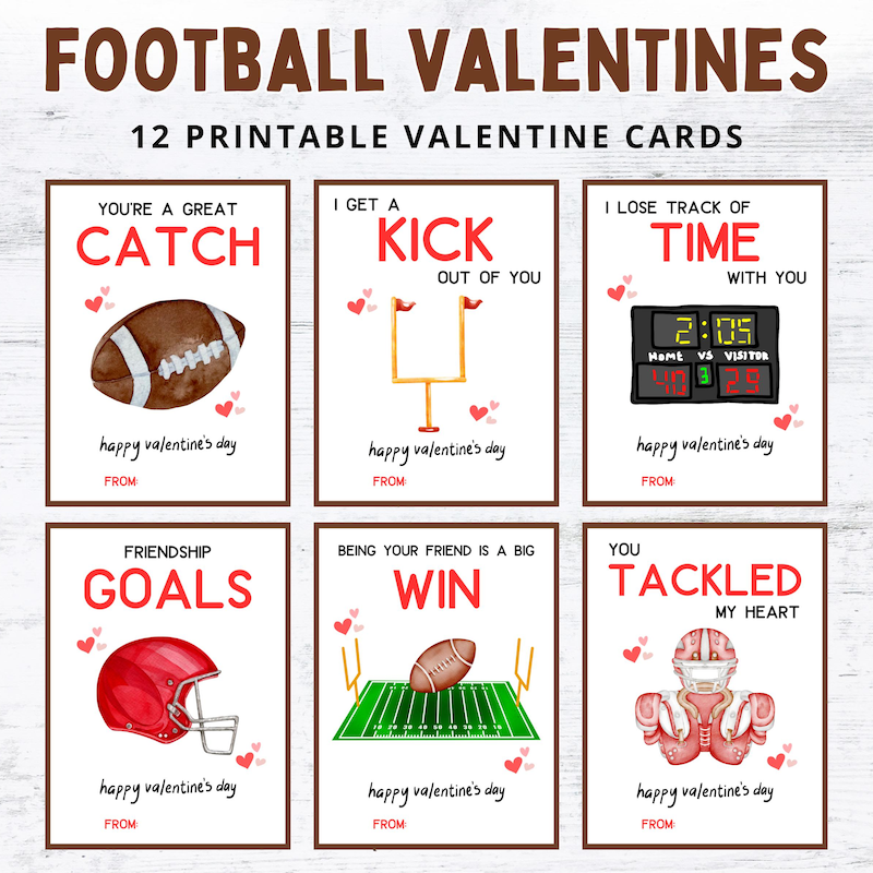 Football Valentines Puns - Etsy