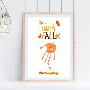 Fall Handprint Craft | Fall Handprint Art | Fall Craft for Kids ...