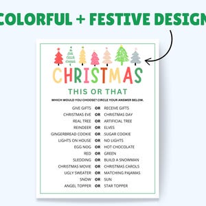 Christmas This or That | Colorful Christmas Game | Fun Christmas Game ...