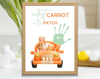 Easter Footprint Craft Handprint Art Toddler Craft Easter Kids Craft ...