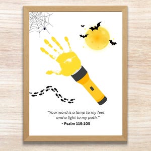 Halloween Bible Handprint Crafts: Christian Sunday School Activity ...