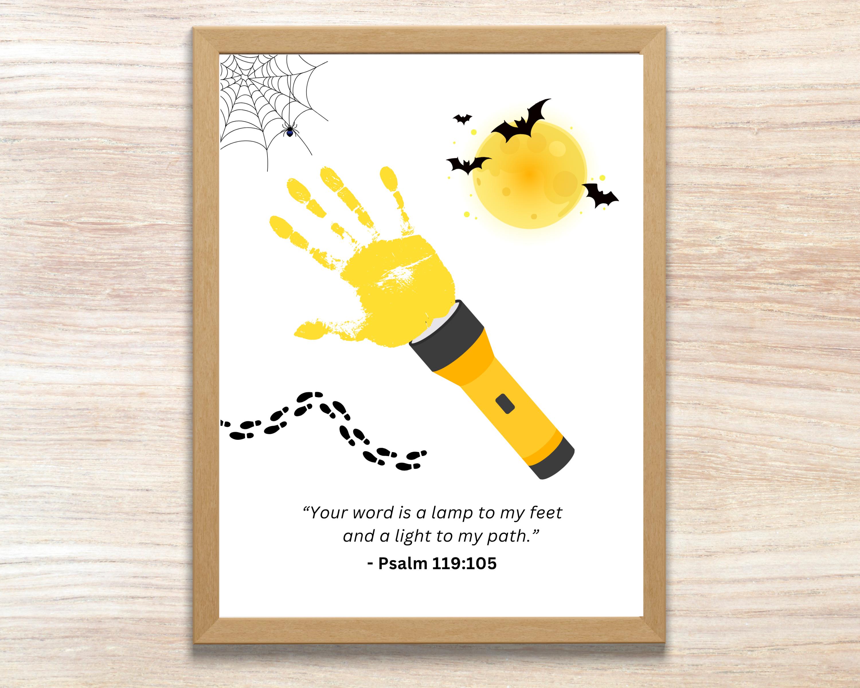 Halloween Bible Handprint Crafts: Christian Sunday School Activity ...