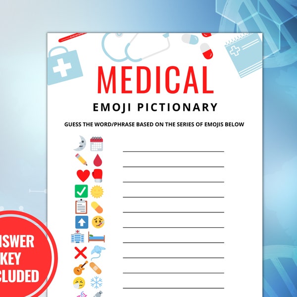 Nursing Pictionary - Etsy