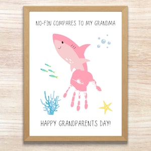 Grandparents Day Handprint Craft | Grandparents Day Craft ...