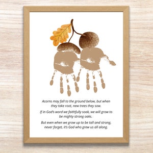 Fall Bible Handprint Craft | Fall Bible Crafts | Bible Crafts | Fall ...