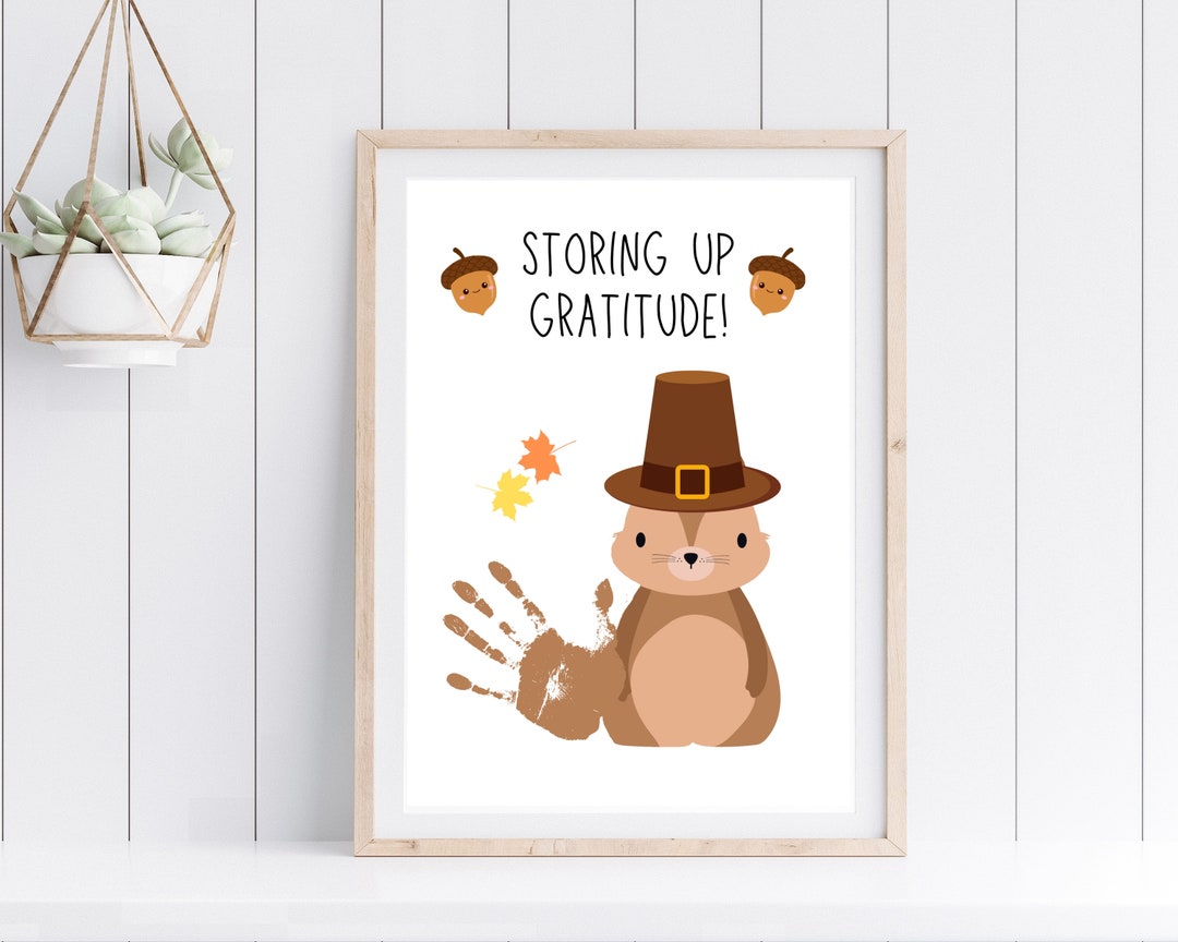 Thanksgiving Handprint Craft | Thanksgiving Preschool Craft ...