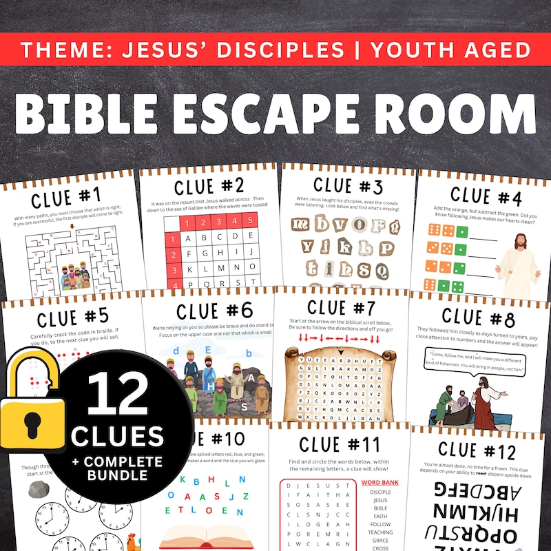 Escape Room Printable - Etsy