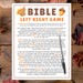 Thanksgiving Bible Game | Thanksgiving Left Right Game | Bible Game ...