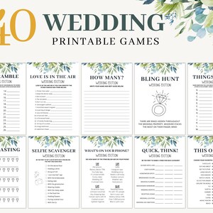 Wedding Games Wedding Games Digital Wedding Games for - Etsy