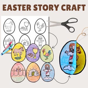 Easter Craft Bundle | Easter Bible Craft | Resurrection Craft | Holy ...