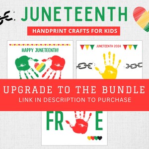 Juneteenth Handprint Craft | Juneteenth Craft | Juneteenth for Kids ...