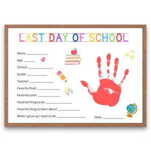 Last Day of School Craft | Last Day of Preschool | Preschool Graduation ...