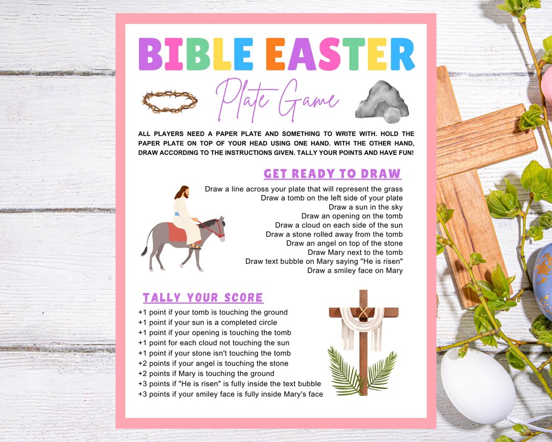 Christian Easter Game | Funny Easter Bible Game | Easter Church Game ...