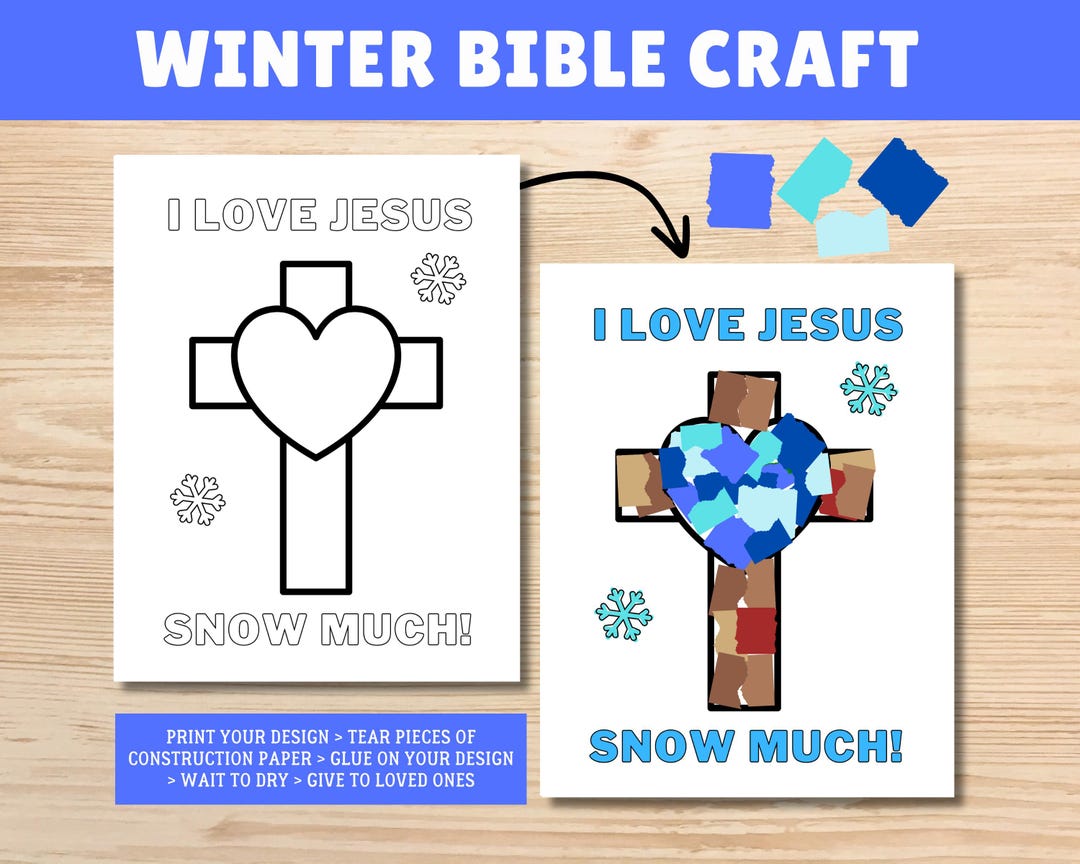 Winter Bible Craft | Winter Paper Craft | Bible Craft for Kids | Winter ...
