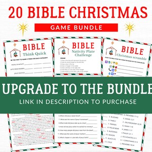 Christmas Quick Think Church Christmas Party Games Christmas Bible ...