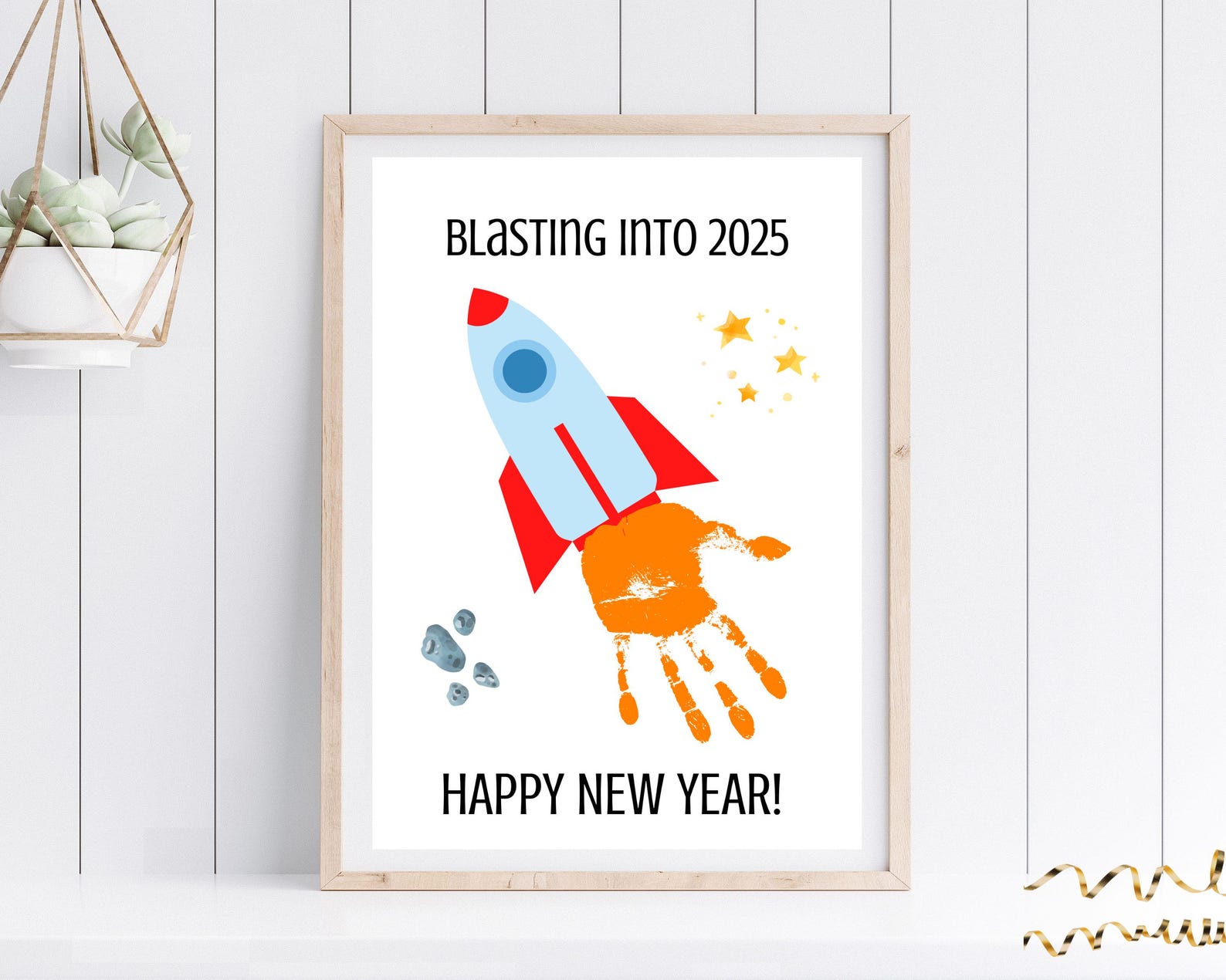 2025 New Years Handprint Craft | New Years Handprint Craft | New Years ...