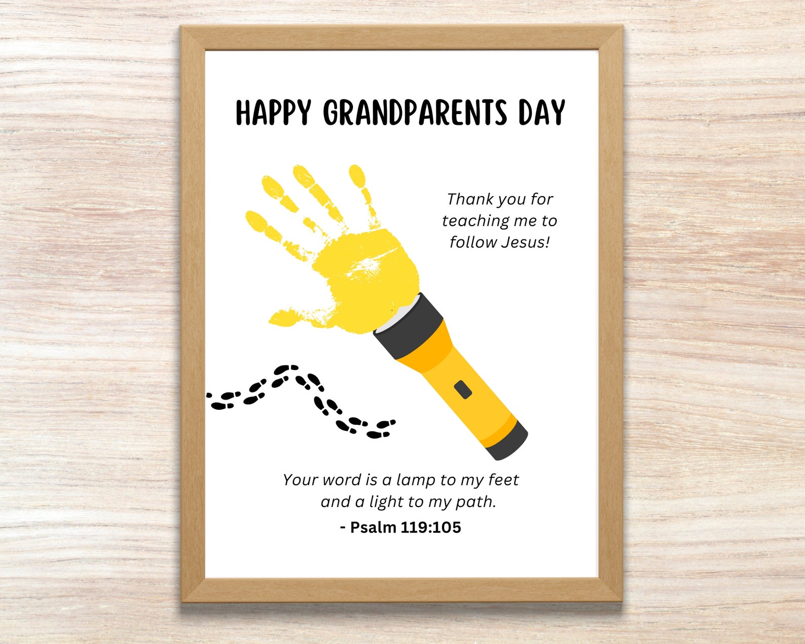 Grandparents Day Bible Handprint Craft: 10 Designs (digital Download ...