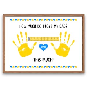 Fathers Day Handprint Craft | Fathers Day Craft | Fathers Day Art ...
