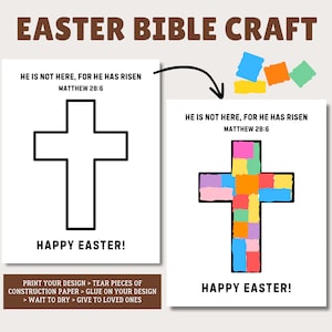 Easter Craft Bundle | Easter Bible Craft | Resurrection Craft | Holy ...