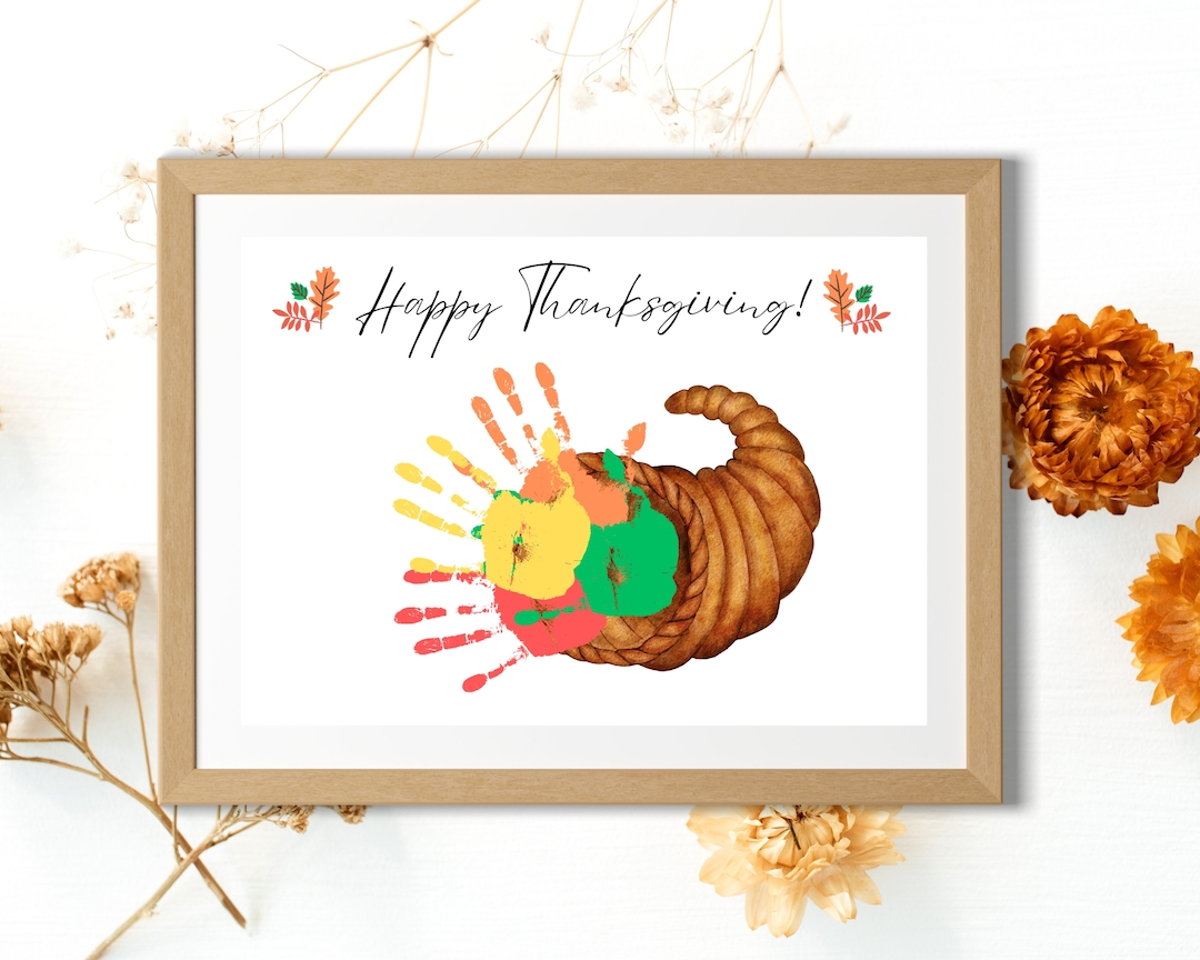 Thanksgiving Handprint Craft | Thanksgiving Preschool Craft ...