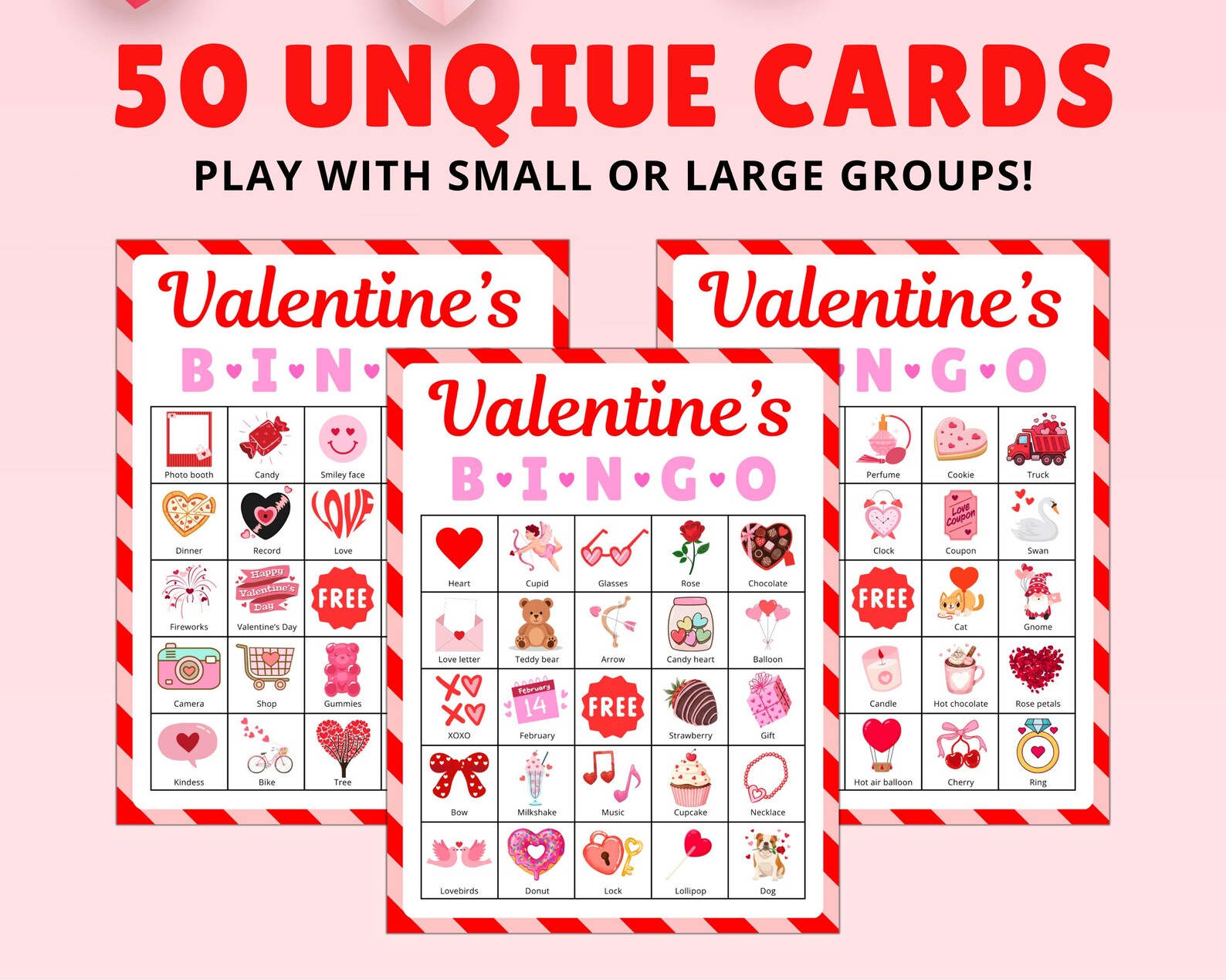 Bingo de San Valentín: Un divertido juego para la fiesta de San ...