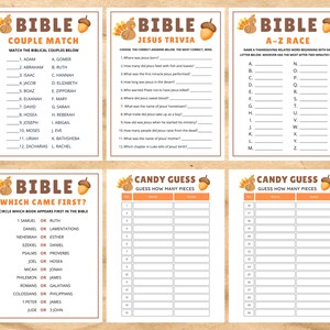 Thanksgiving Bible Games: 20 Christian Thanksgiving Activities (digital ...