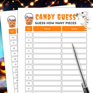 Guess How Many Candies | Guess How Many Halloween | Halloween Candy ...