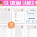 Ice Cream Party Games | 20 Fun Printable Activities (digital Download) - Etsy