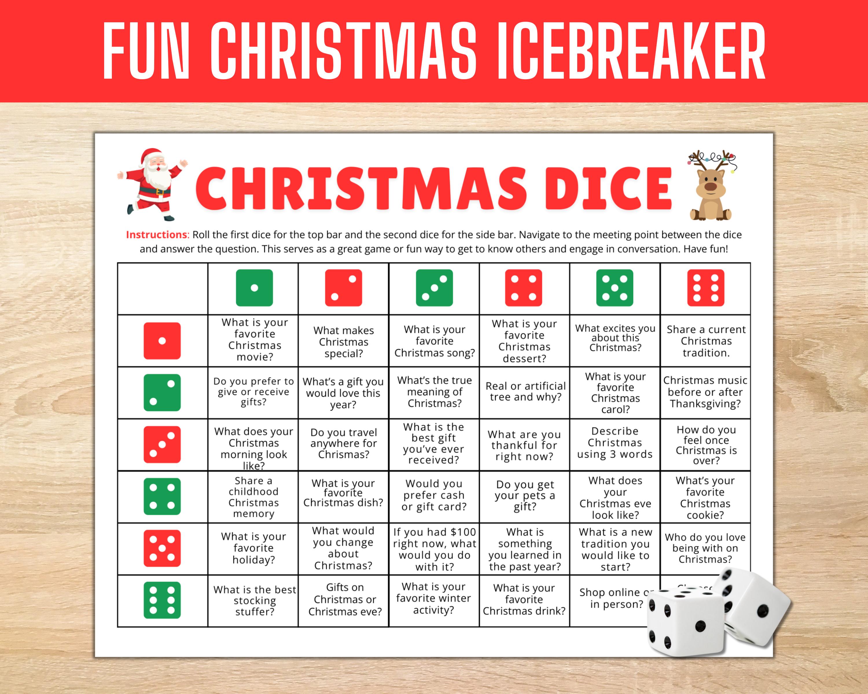 Christmas Icebreaker Questions