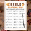 Thanksgiving Bible Gratitude Dice Game (digital Download) - Etsy Canada