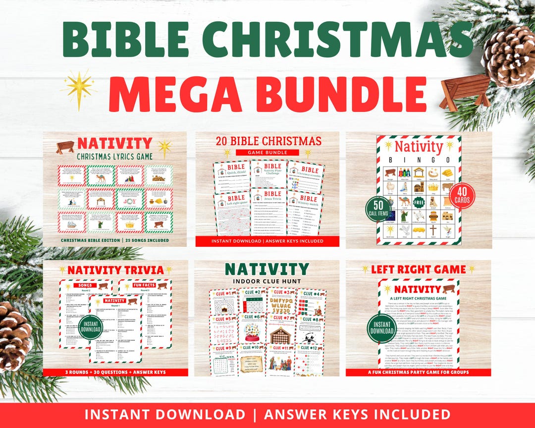 Nativity Games | Christmas Bible Games | Christian Christmas Games ...