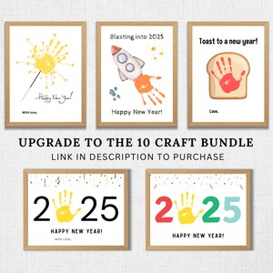 2025 New Years Handprint Art | New Years Craft for Kids | New Years ...