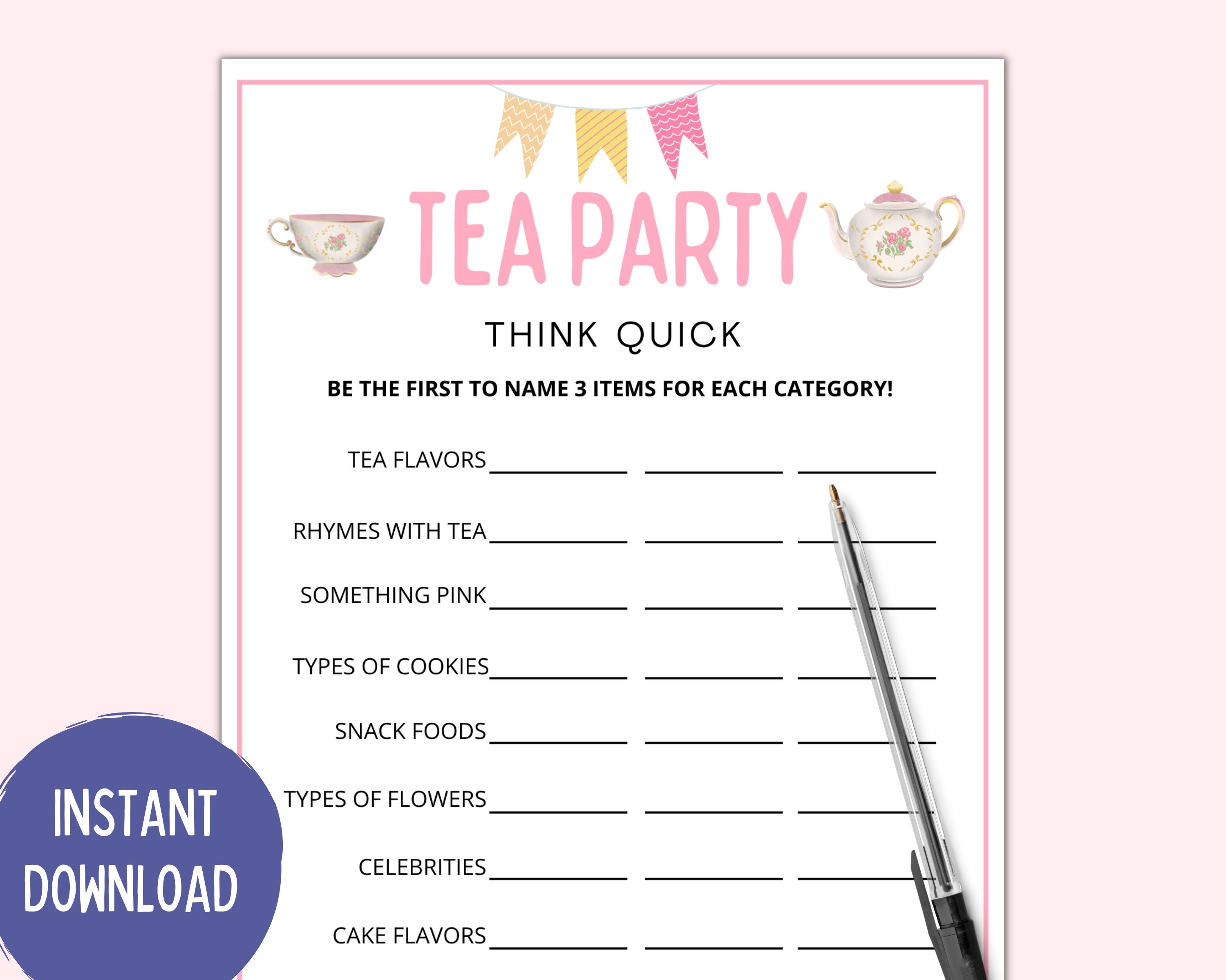 Think Pink High Tea