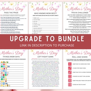 Mothers Day Trivia | Mother's Day Brunch Games | Mothers Day Games ...