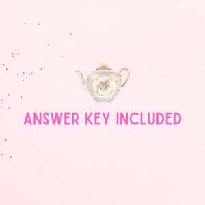 Tea Party Games | Tea Games | Printable Tea Party Games | Tea Party ...