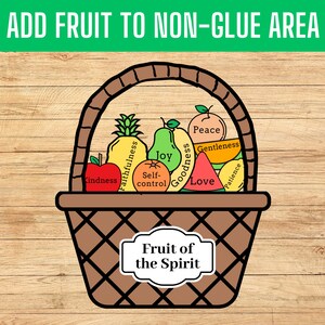 Fruit of the Spirit Craft | Fruit of the Spirit Bible Lesson Kids ...