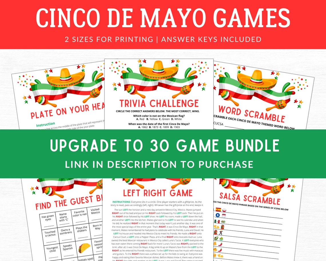 Cinco De Mayo Fact or Fiction | Cinco De Mayo Trivia | Cinco De Mayo ...