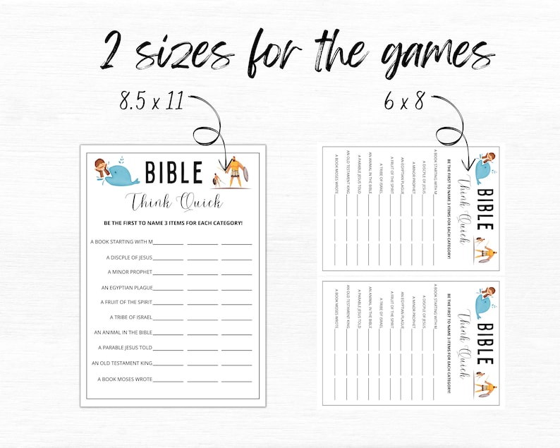 Bible Games Bundle Bible Study Games Bible Games for - Etsy