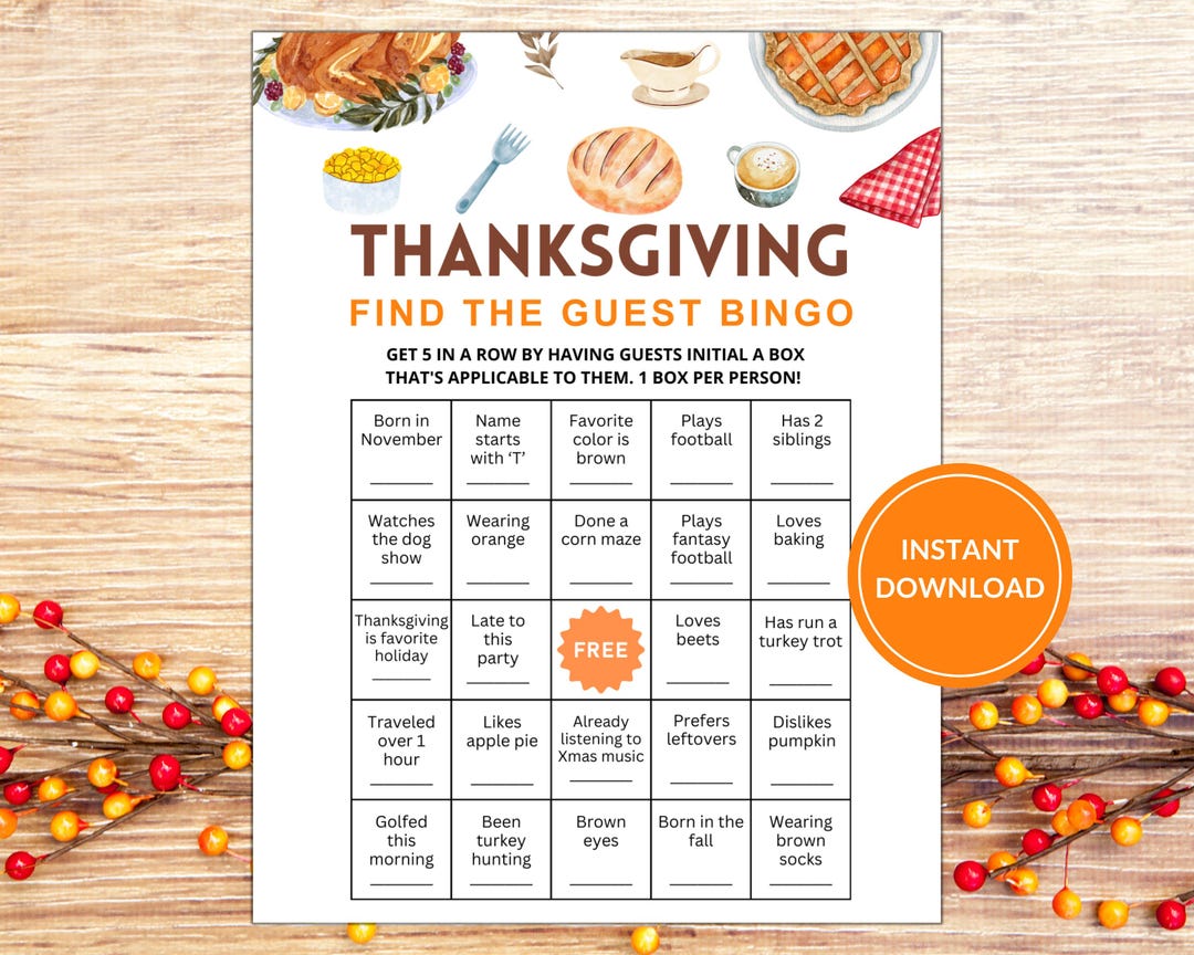 Find the Guest Thanksgiving | Thanksgiving Games | Thanksgiving Games ...