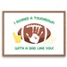 Father's Day Football Handprint Craft | Keepsake Art (digital Download ...