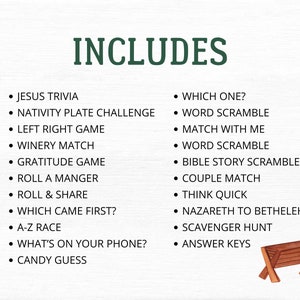 Church Christmas Party Games Christmas Bible Games Nativity Games Bible ...