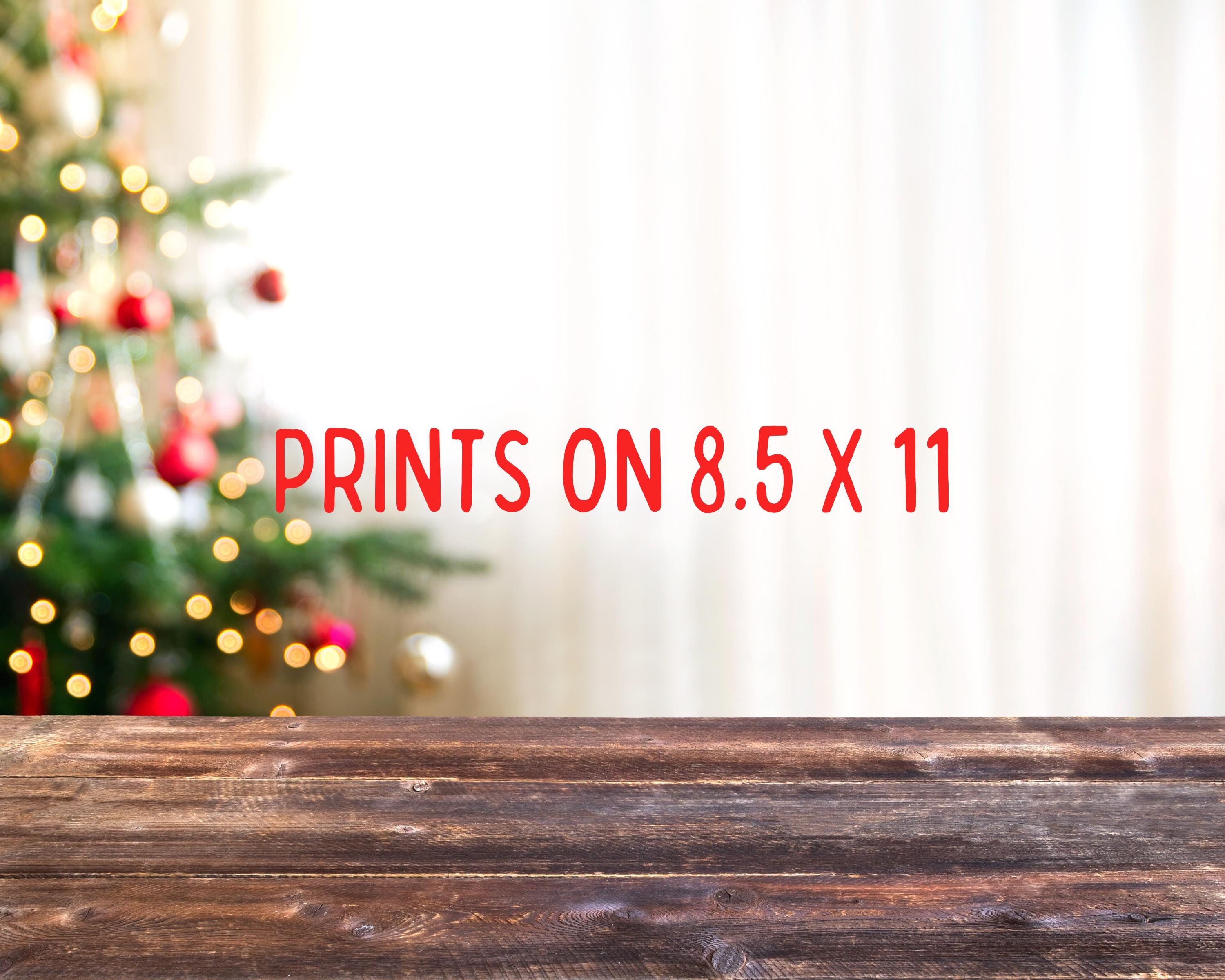 Reindeer Christmas Left Right Game: Printable Gift Exchange Game ...